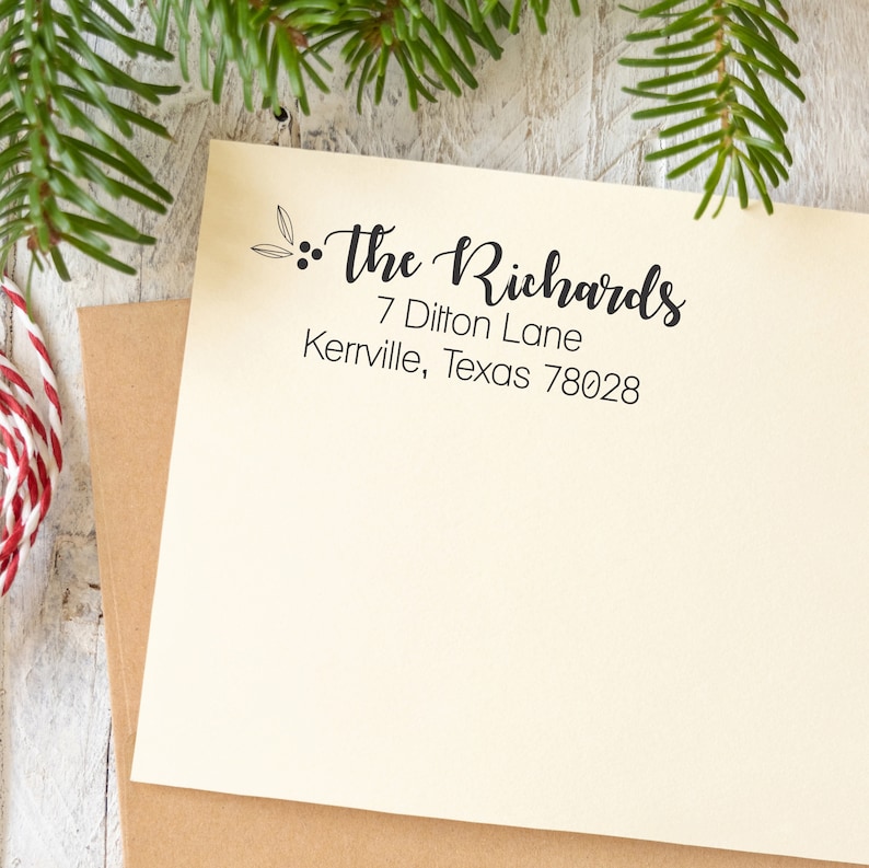 Personalized Return Address Stamp Self Inking Return Address - Etsy