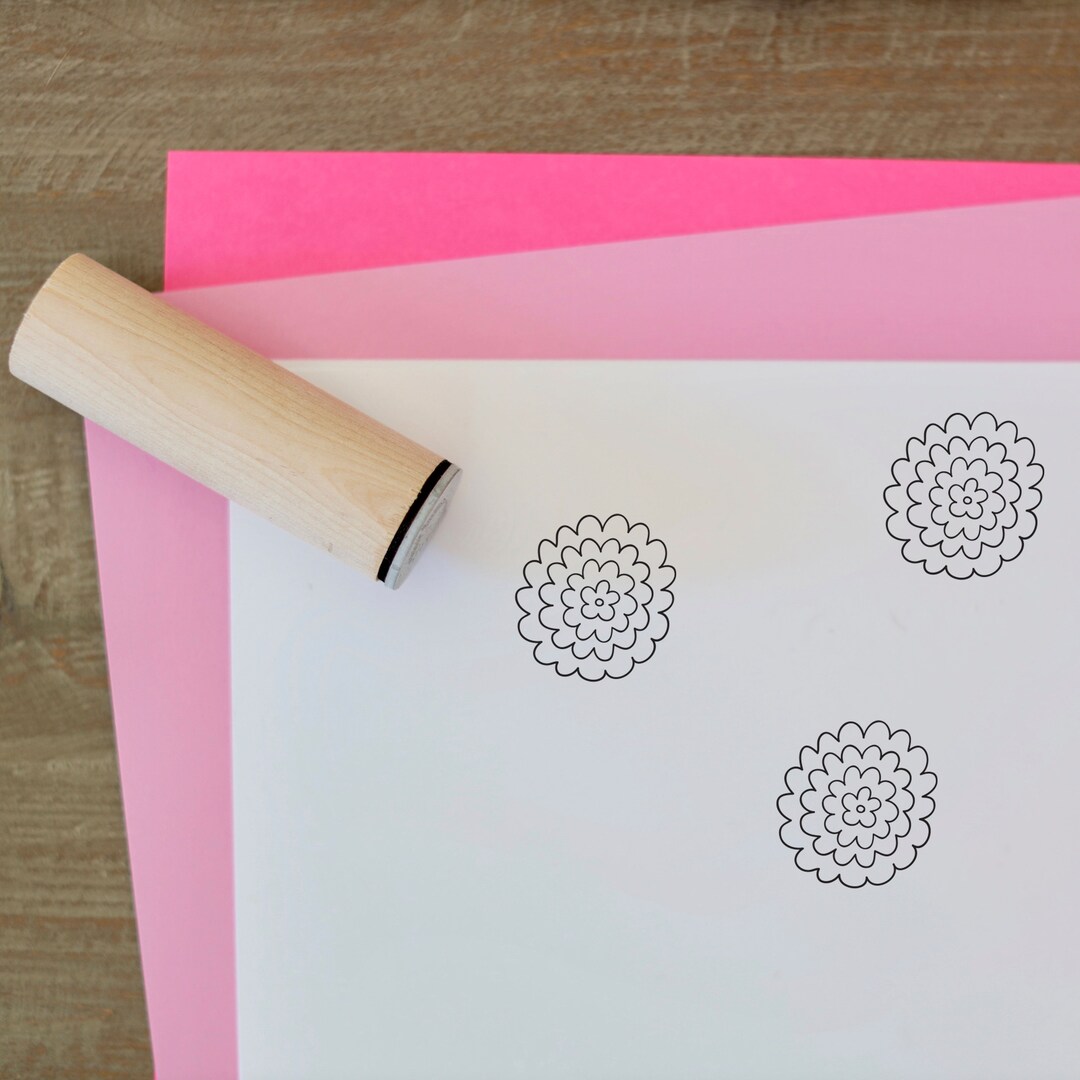 Marigold Stamp L Marigold Stamp | Kids Stamp | Craft Stamp | Craft ...