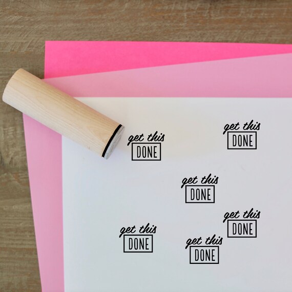 Get Done Stamp Get Done Mini Stamp Kids Stamp Craft | Etsy