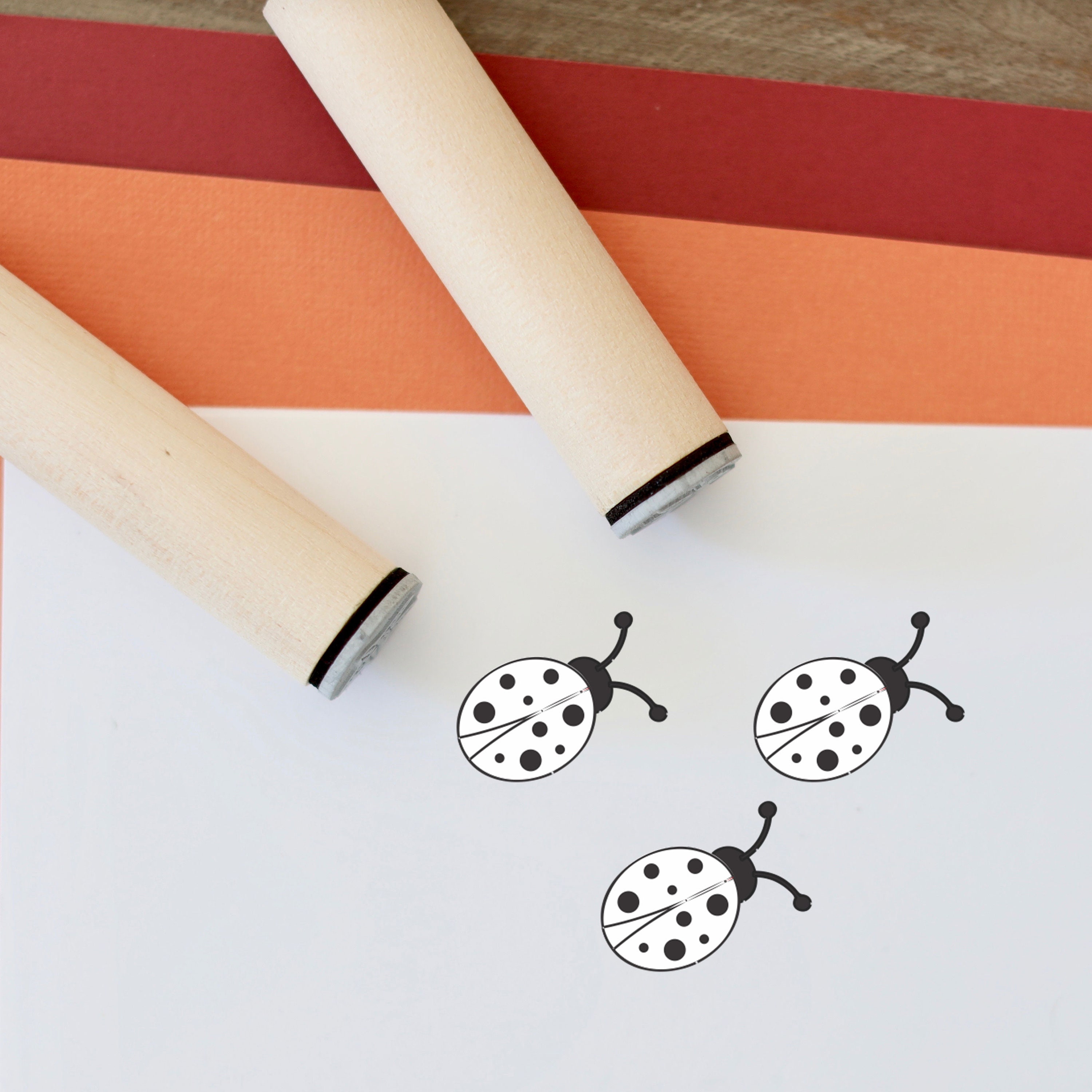 Ladybug Stamp L Ladybug Stamp Kids Stamp Craft Stamp - Etsy