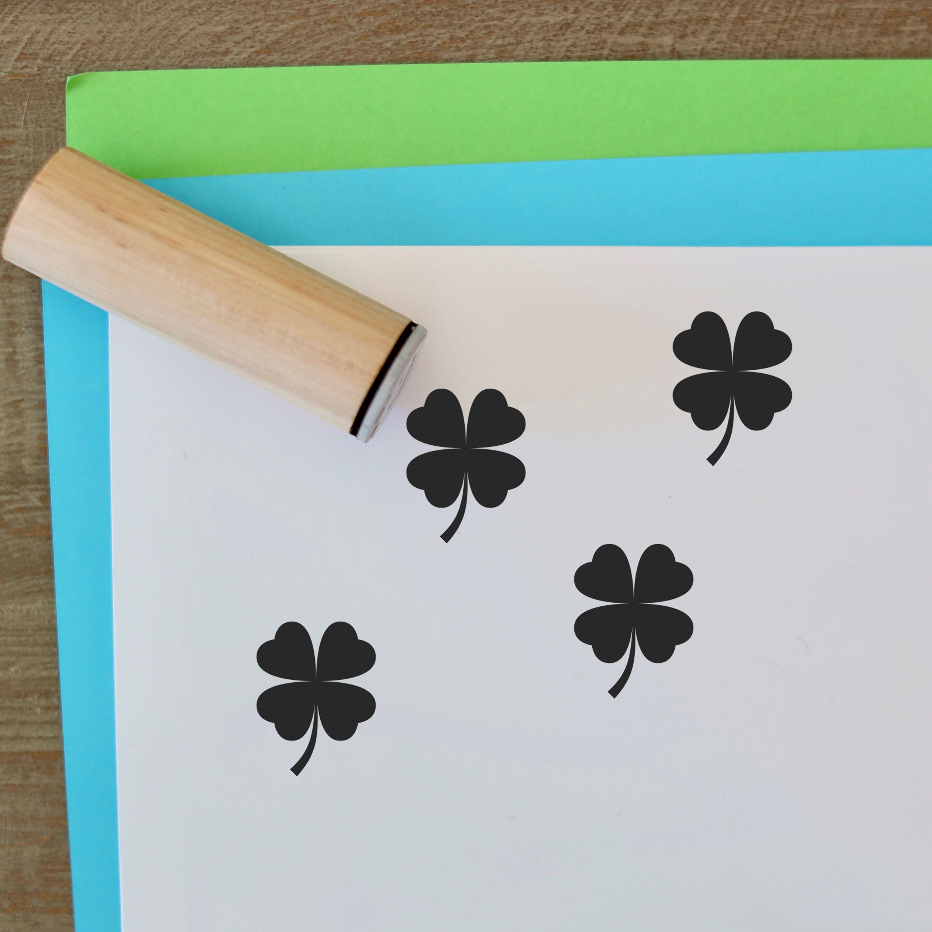 Clover Stamp Clover Mini Stamp Kids Stamp Craft Stamp - Etsy