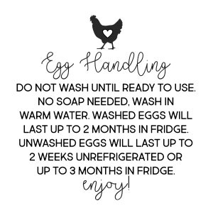 Egg Stamp | Egg Handling Stamp | Egg Label | Fresh Eggs Stamp ...