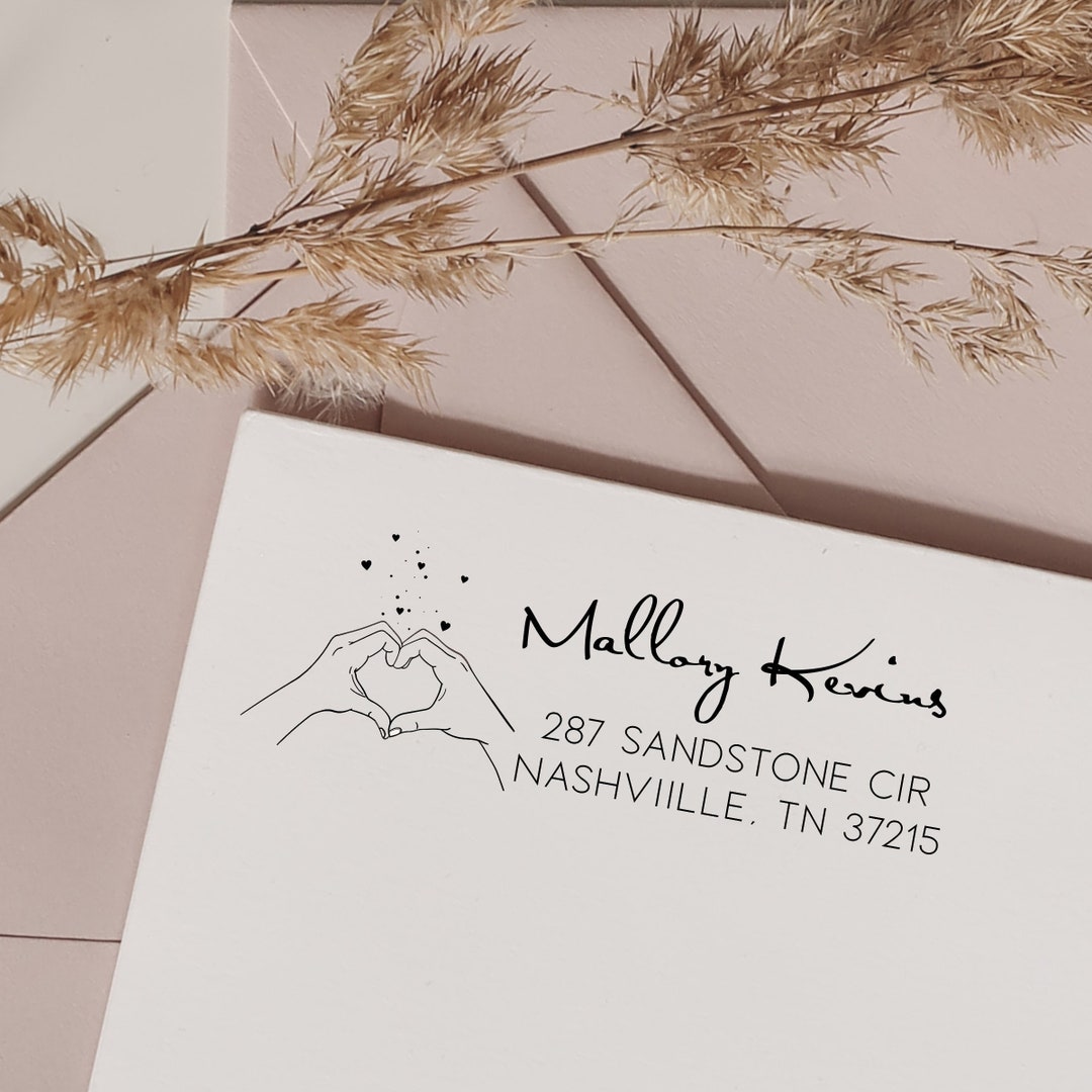 Swiftie Address Stamp Trendy Personalized Address & Signature, Custom ...