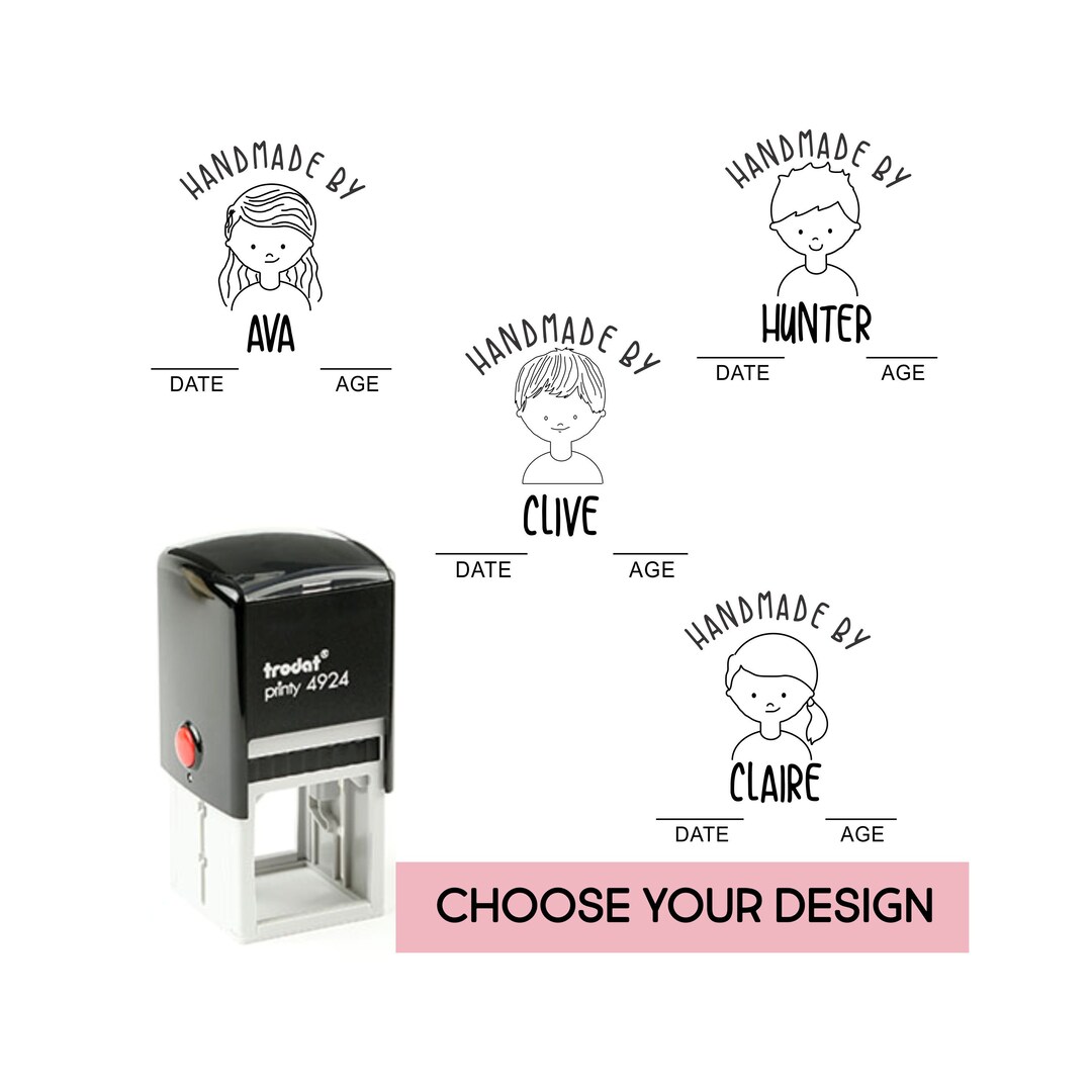 Personalized Kids Stamp Kids Art Stamp Custom Kids Stamp Face Stamp ...