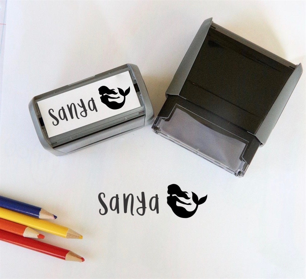 Kids Stamp Kids Stamper Personalized Name Stamp - Etsy