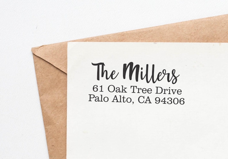 Personalized Return Address Stamp | Self Inking Return Address Stamp ...