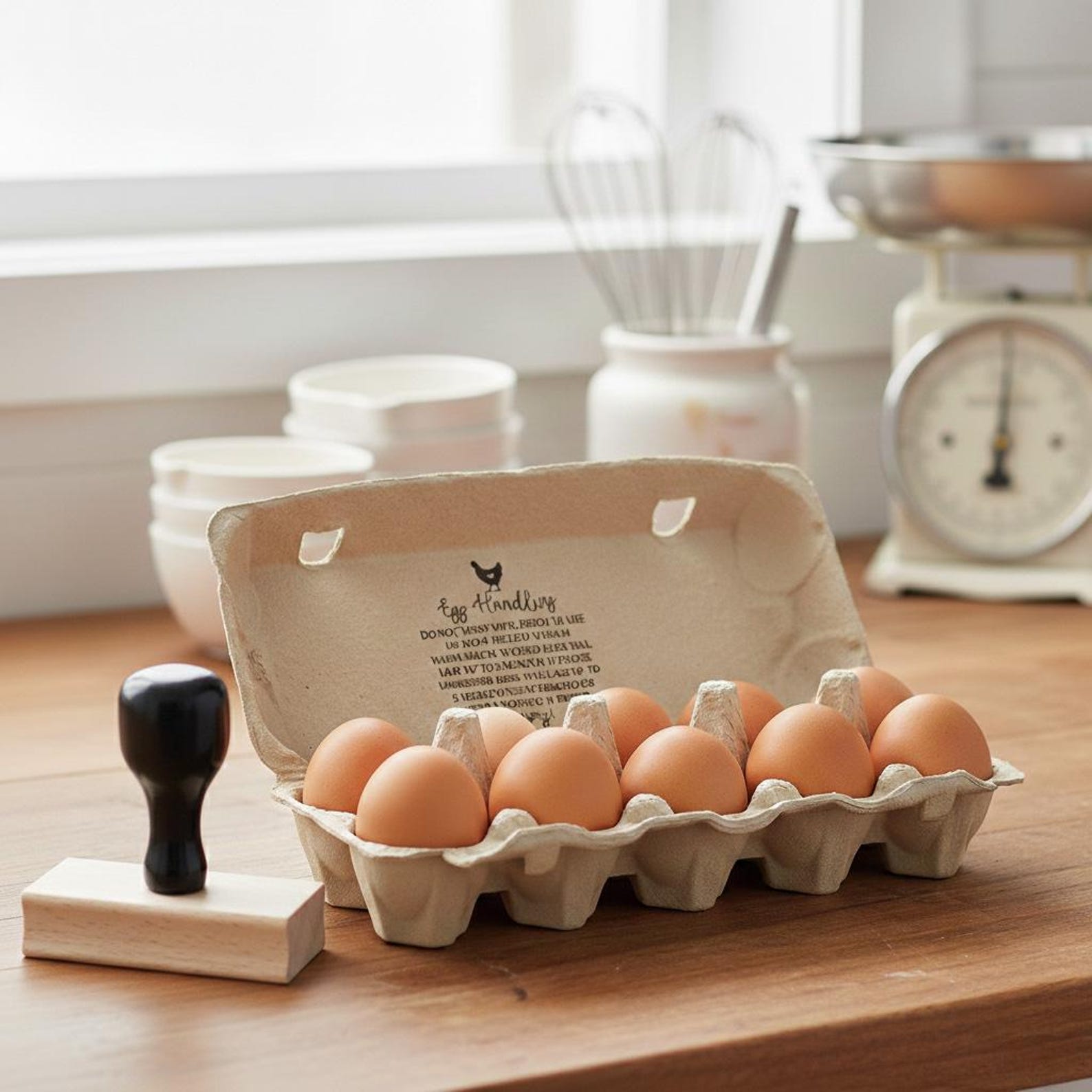 Egg Stamp | Egg Handling Stamp | Egg Label | Fresh Eggs Stamp ...