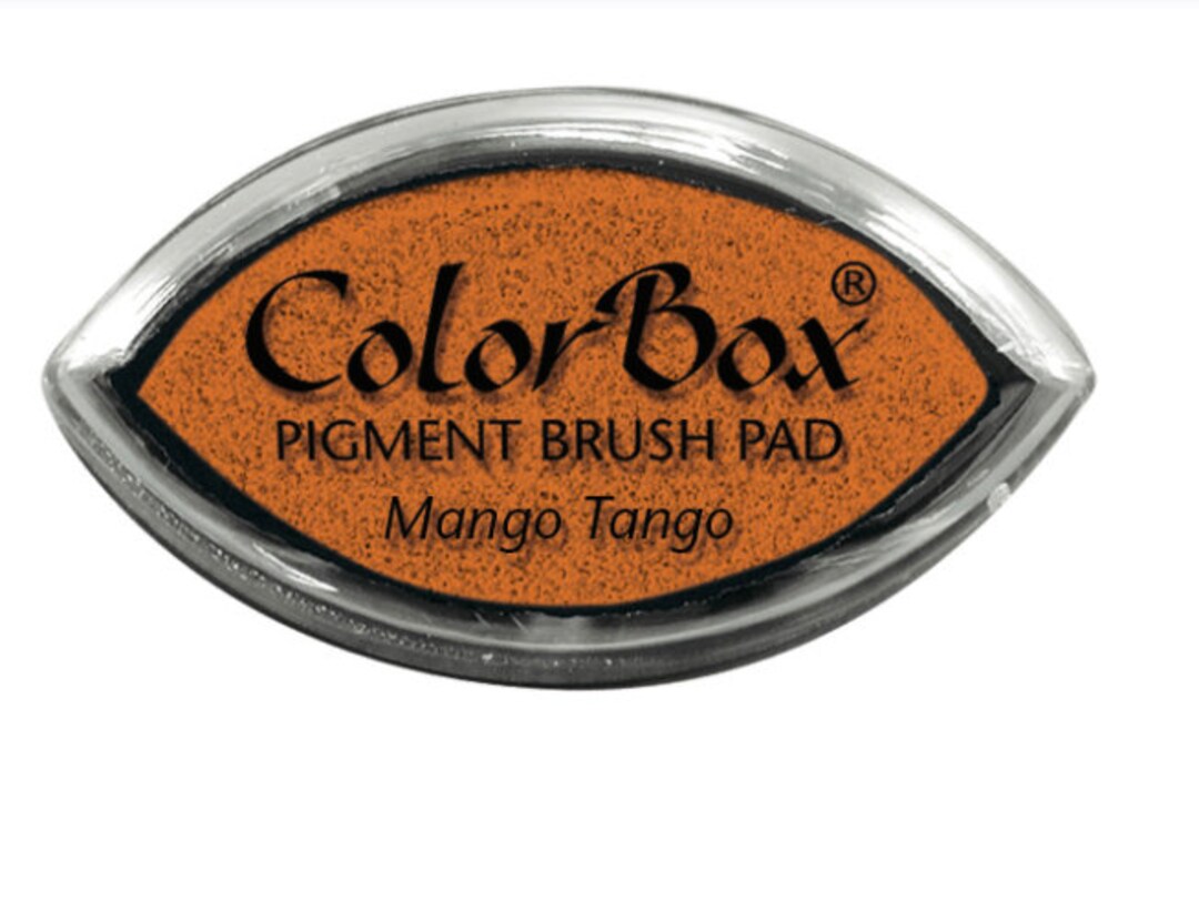 Colorbox Cat Eye Ink Pad Orange Mini Orange Ink Pad Rubber Stamp Ink ...
