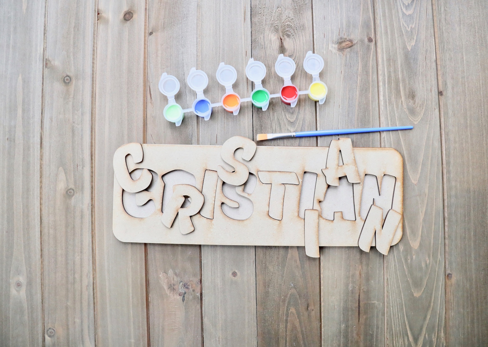 Personalize Name Puzzle Kit Kids DIY Name Puzzle Kids DIY Kit Kids ...