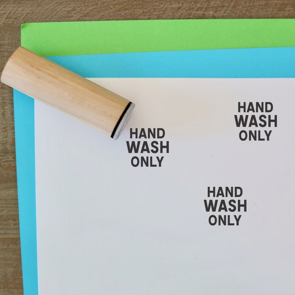 Hand Wash Only Tag - Etsy
