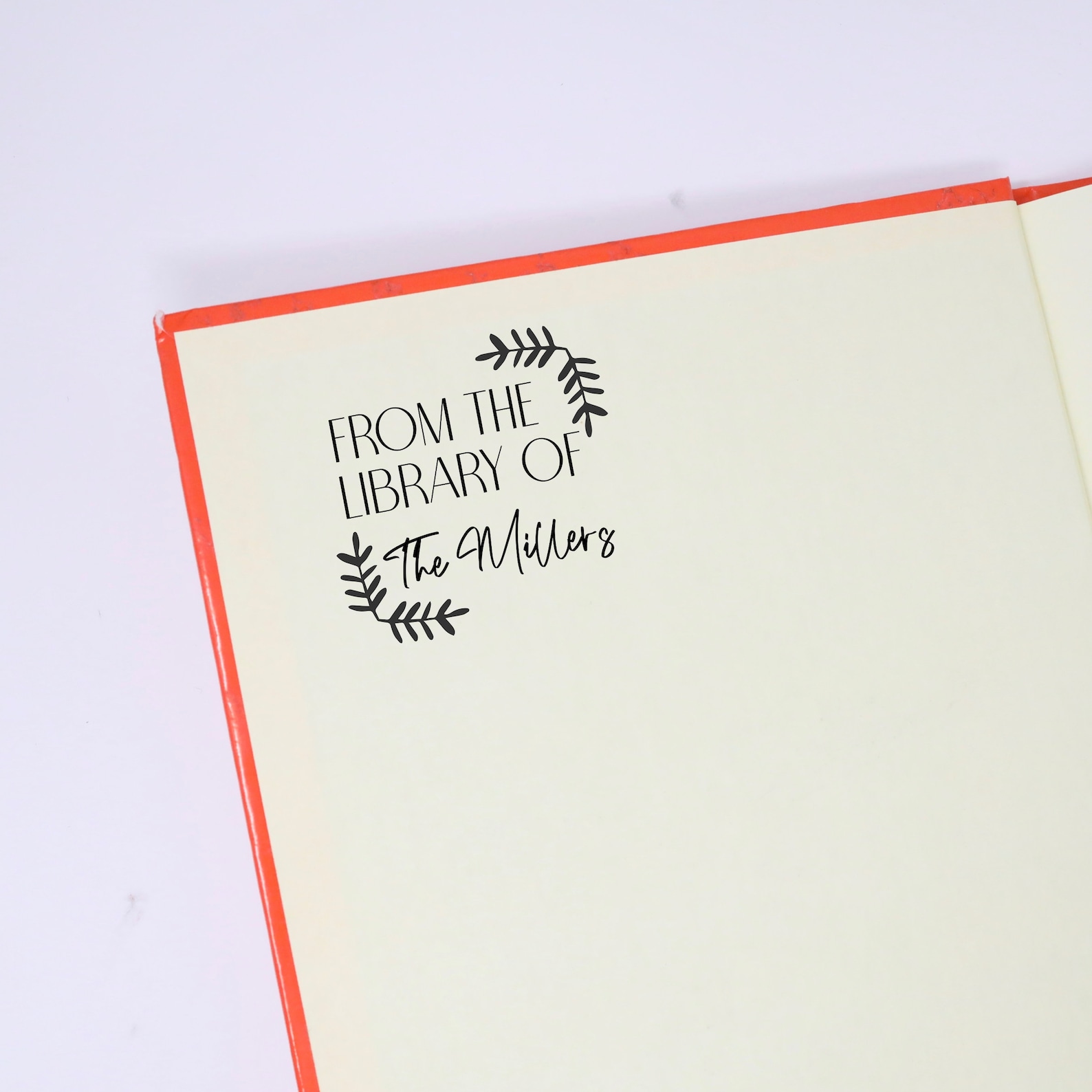 Personalized Book Stamp Self Inking Library Stamp Custom - Etsy