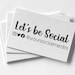 Custom Social Media Stamp Personalized Business Stamp Custom Business ...