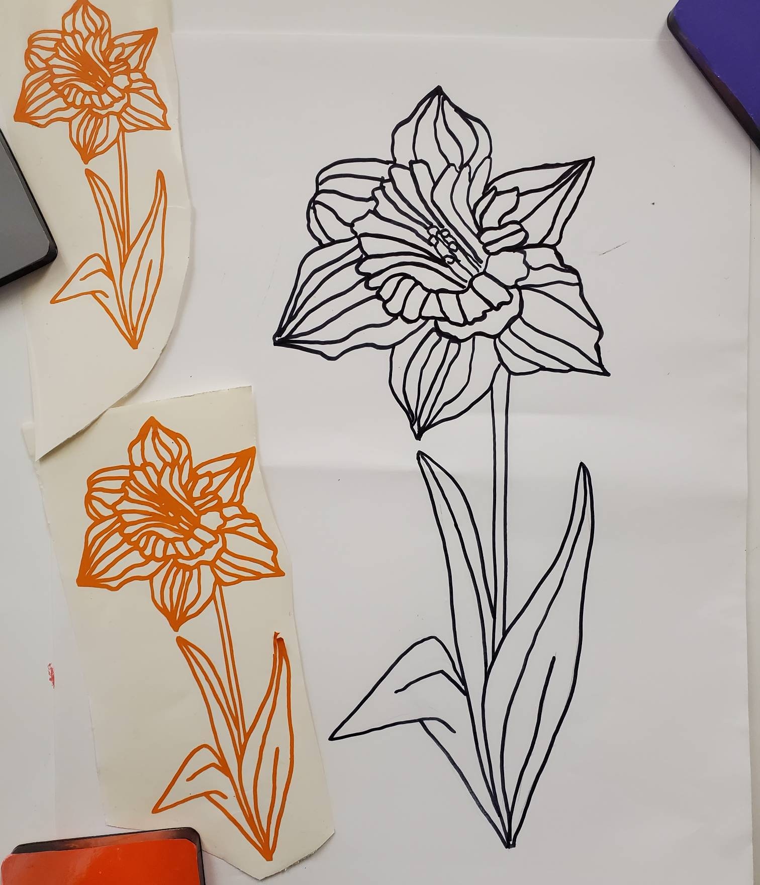 Daffodil Vinyl Decal - Etsy