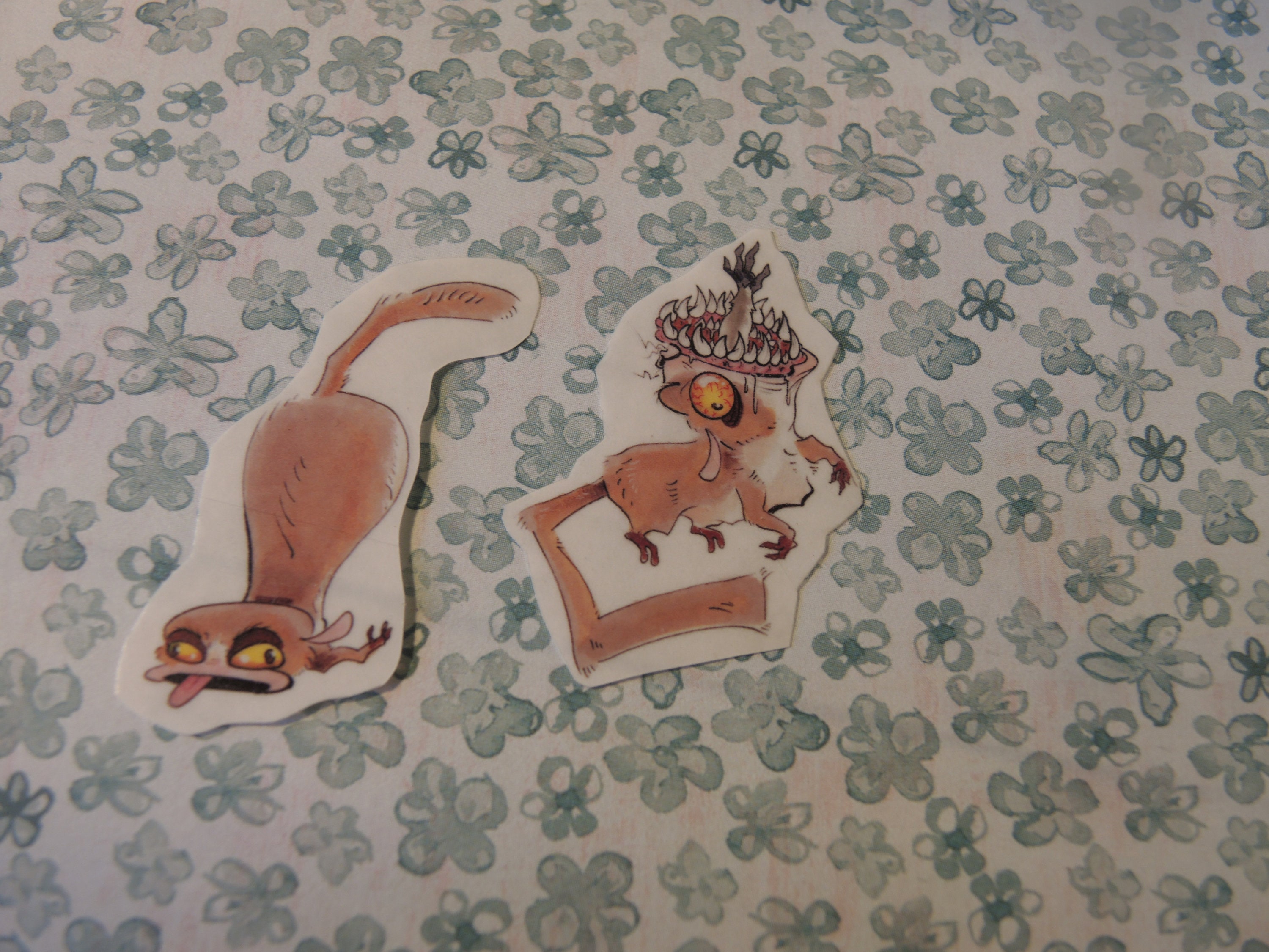 Set of 12 Small Madagascar Mort Stickers bumper - Etsy