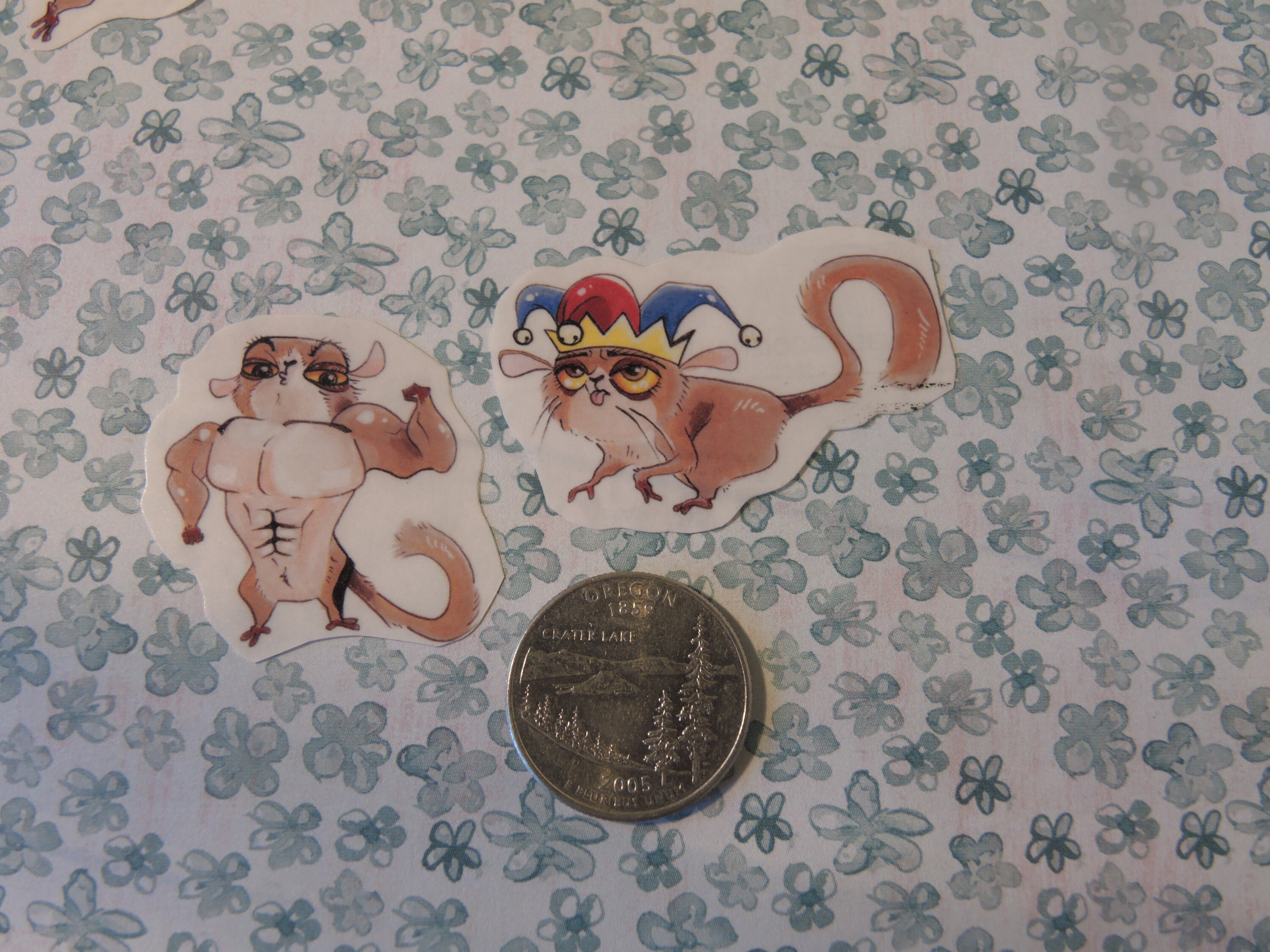 Set of 12 Small Madagascar Mort Stickers bumper - Etsy