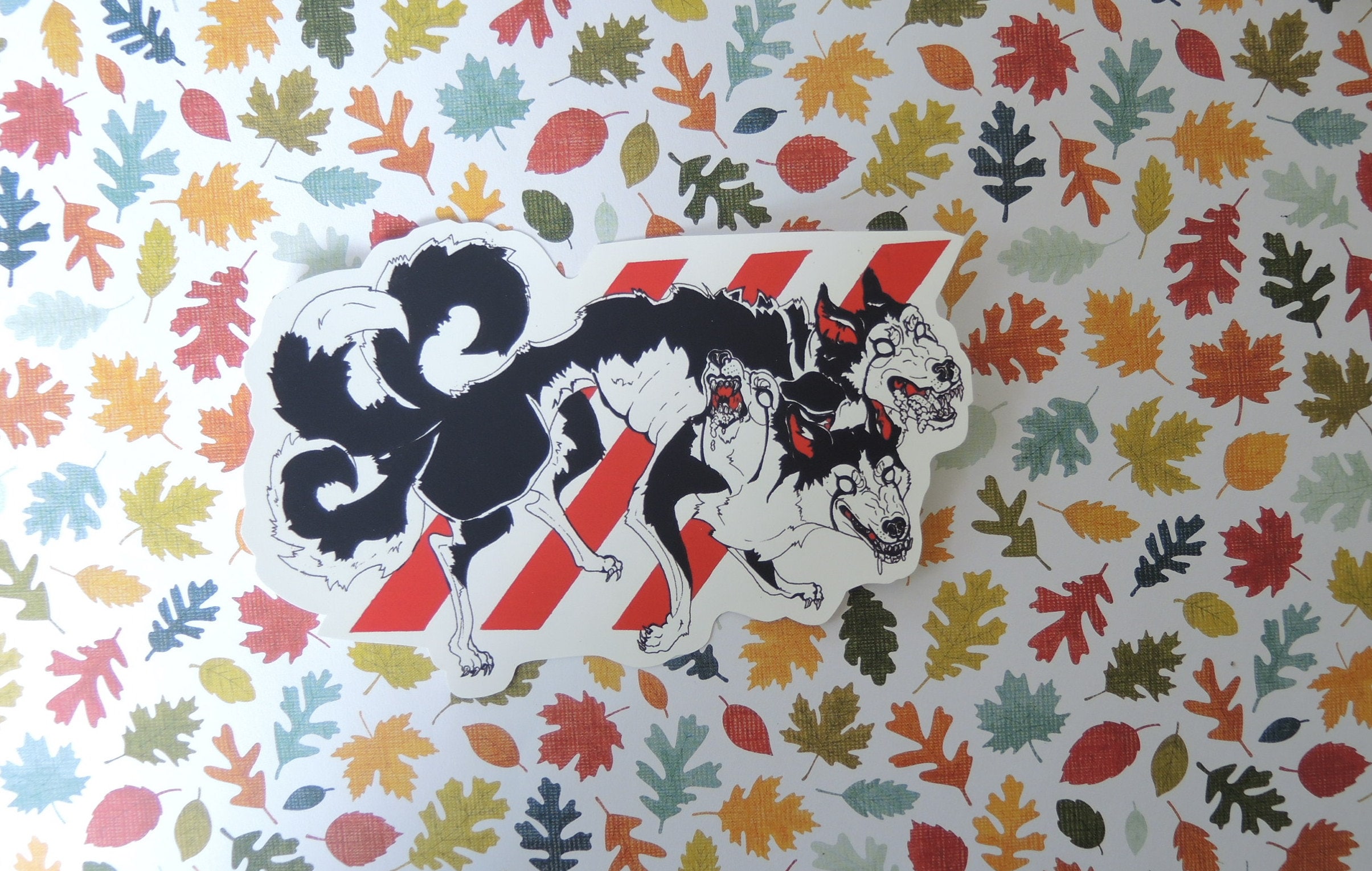 Cerberus Decals/bumper Stickers (pug, Pomeranian, Corgi, Shiba Inu ...