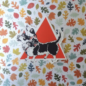 Cerberus Decals/bumper Stickers (pug, Pomeranian, Corgi, Shiba Inu ...