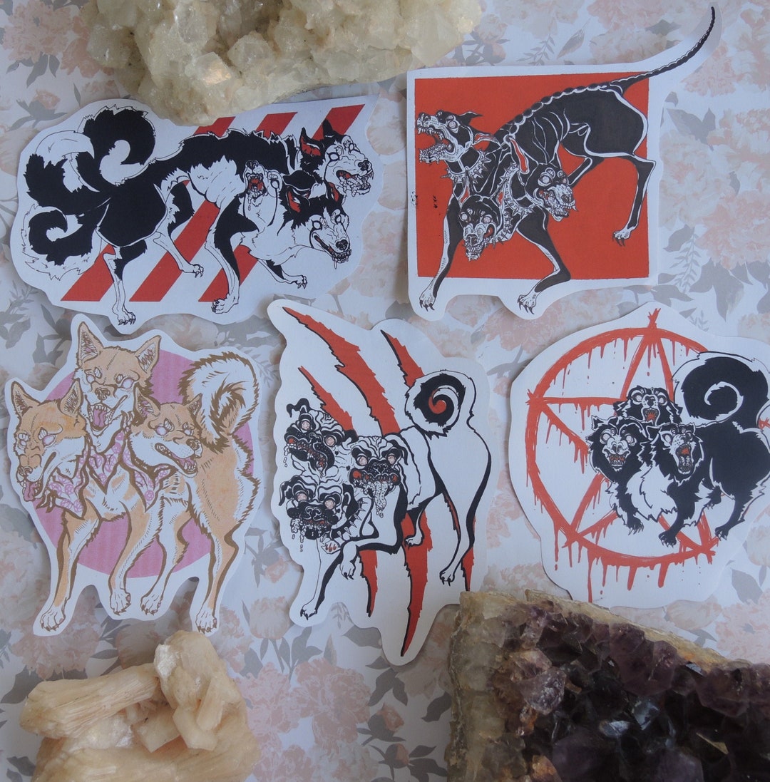Cerberus Stickers - Etsy