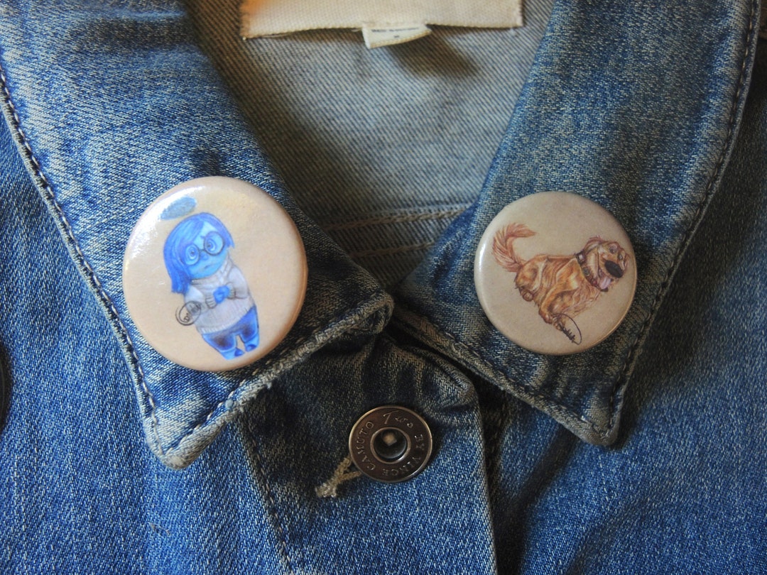 Assorted Disney Pixar Pins (dug From up and Sadness From Inside Out) - Etsy