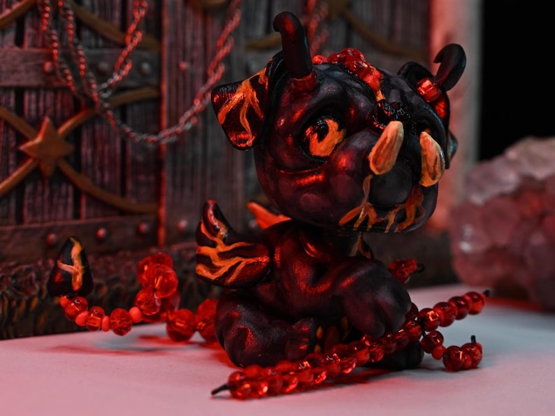 OOAK Littlest Pet Shop Custom Devil/demon Bulldog (glows Under ...