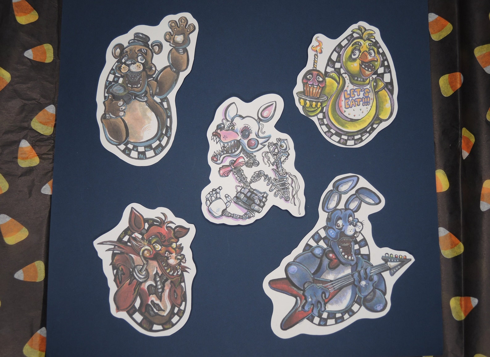 Five Nights at Freddy's Stickers - Etsy