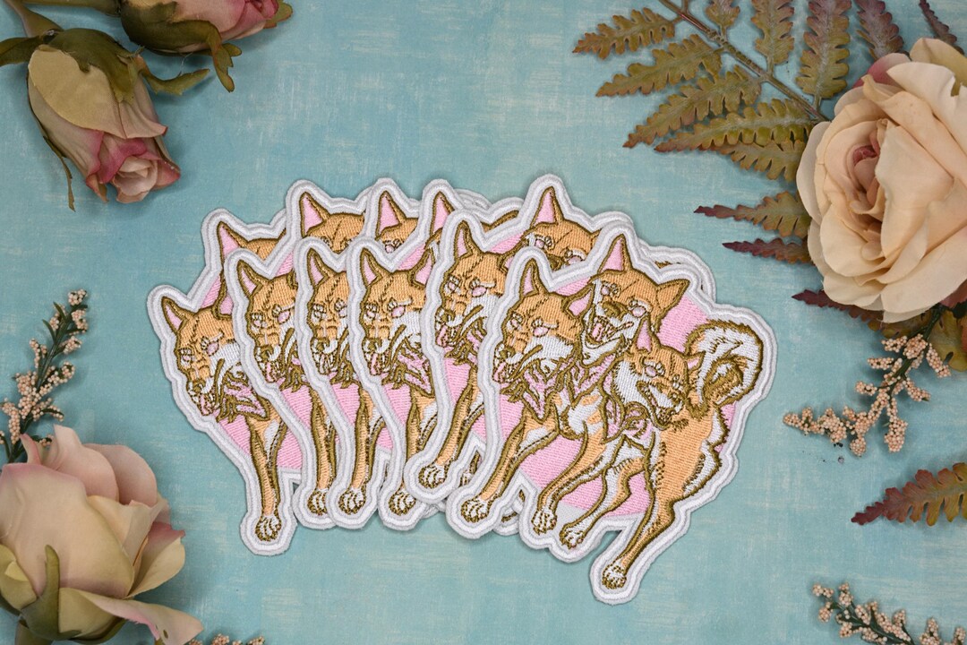 Cerberus Patches (iron on Patch) (shiba Inu) - Etsy