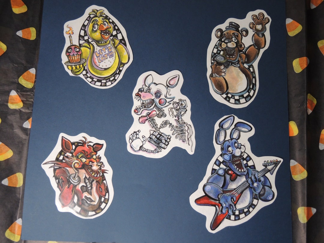 Five Nights at Freddy's Stickers - Etsy