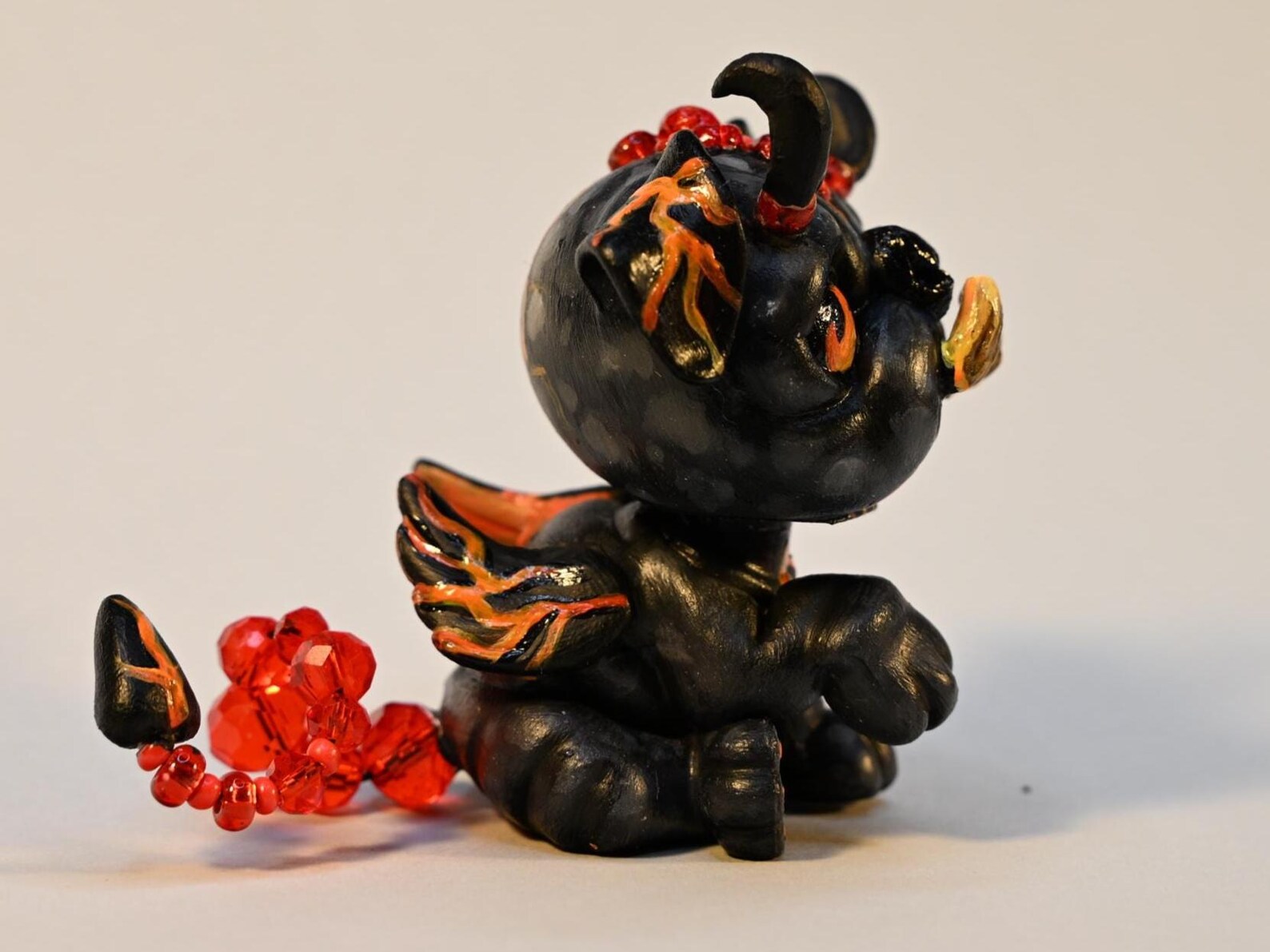 OOAK Littlest Pet Shop Custom Devil/demon Bulldog (glows Under ...
