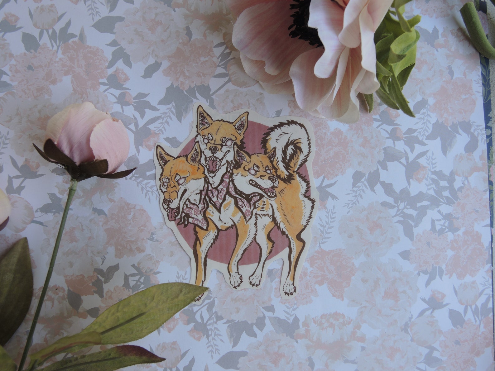 Cerberus Stickers - Etsy