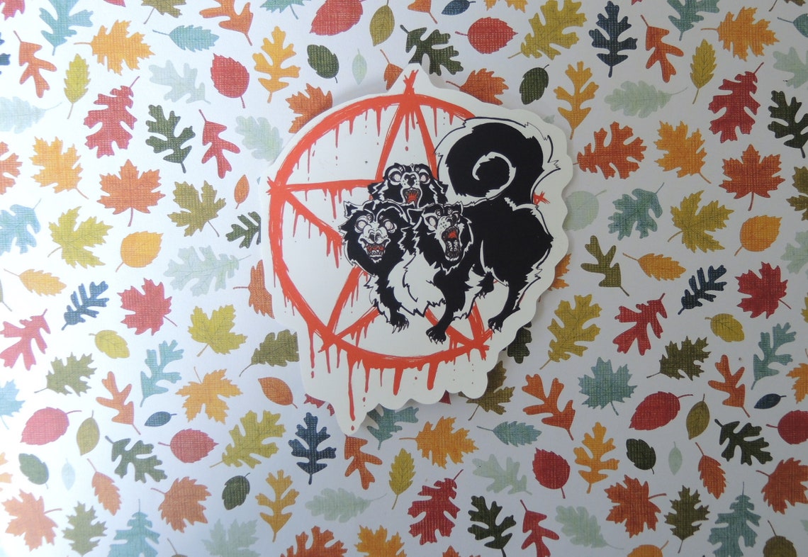 Cerberus Decals/Bumper Stickers Pug Pomeranian Corgi Shiba | Etsy