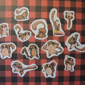 Set of 13 Small Madagascar Mort Stickers bumper Sticker/decals - Etsy