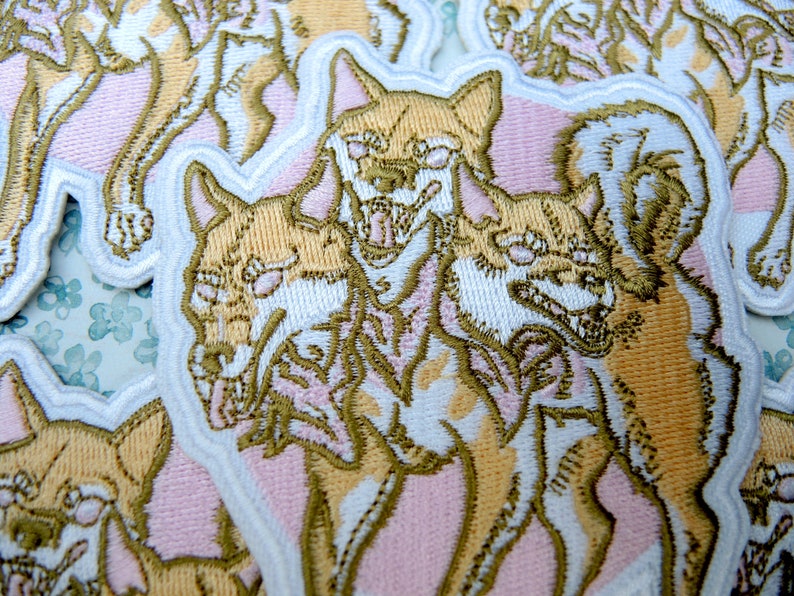 Cerberus Patches iron on Patch shiba Inu - Etsy