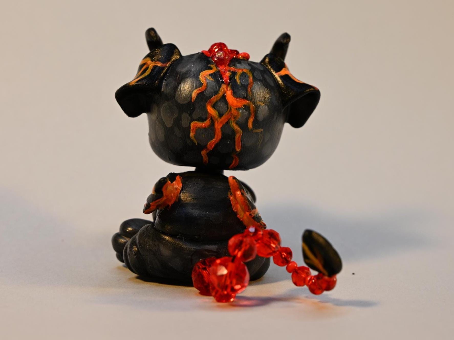 OOAK Littlest Pet Shop Custom Devil/demon Bulldog (glows Under ...