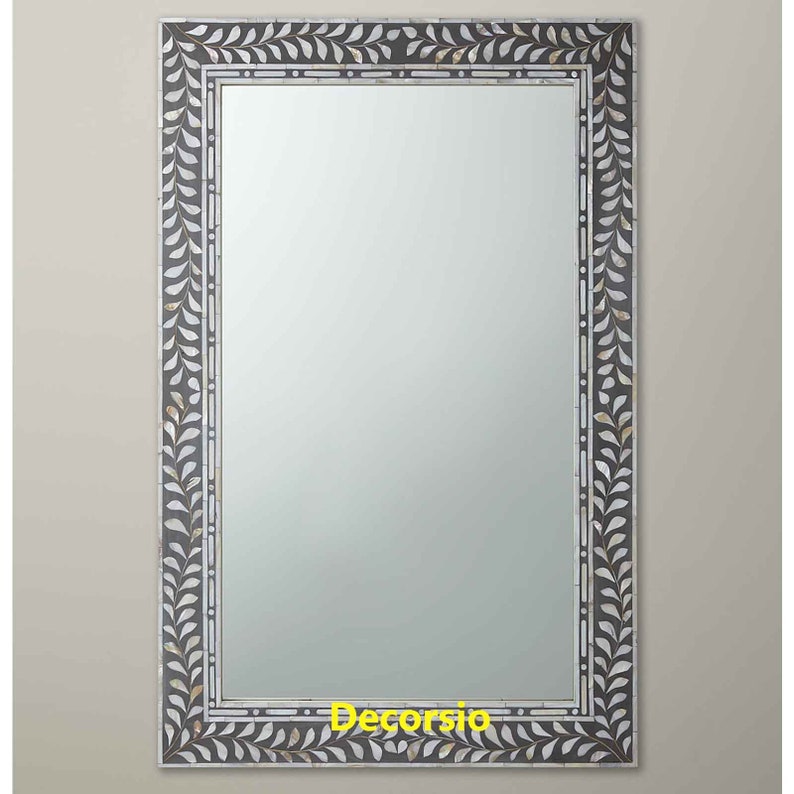 Handmade Mother of Pearl Inlay Mirror Frame With Free Mirror/ Wall ...