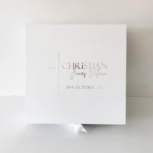 Large Personalised Gift Box |customised Gift Box | Christening Box ...