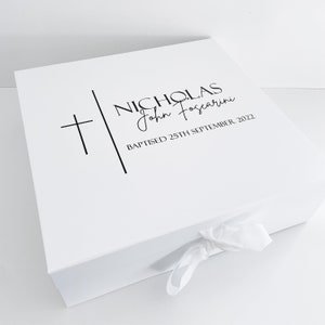 Large Personalised Gift Box |customised Gift Box | Christening Box ...