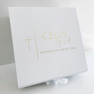 Large Personalised Gift Box |customised Gift Box | Christening Box ...