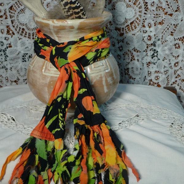 Upcycled Scarf - Etsy