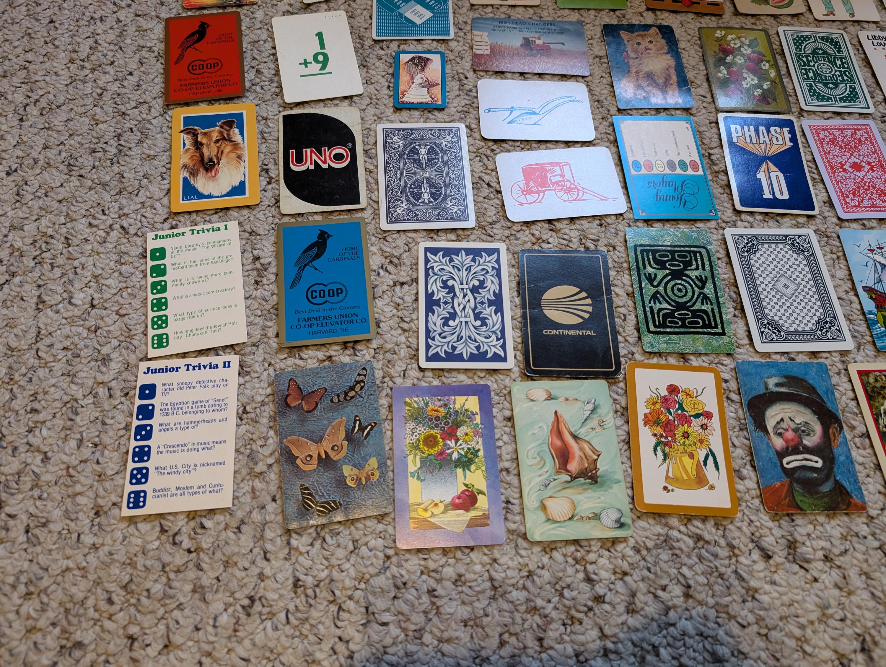 Bundle of 50 Playing Cards, Mostly Vintage No Repeats - Etsy