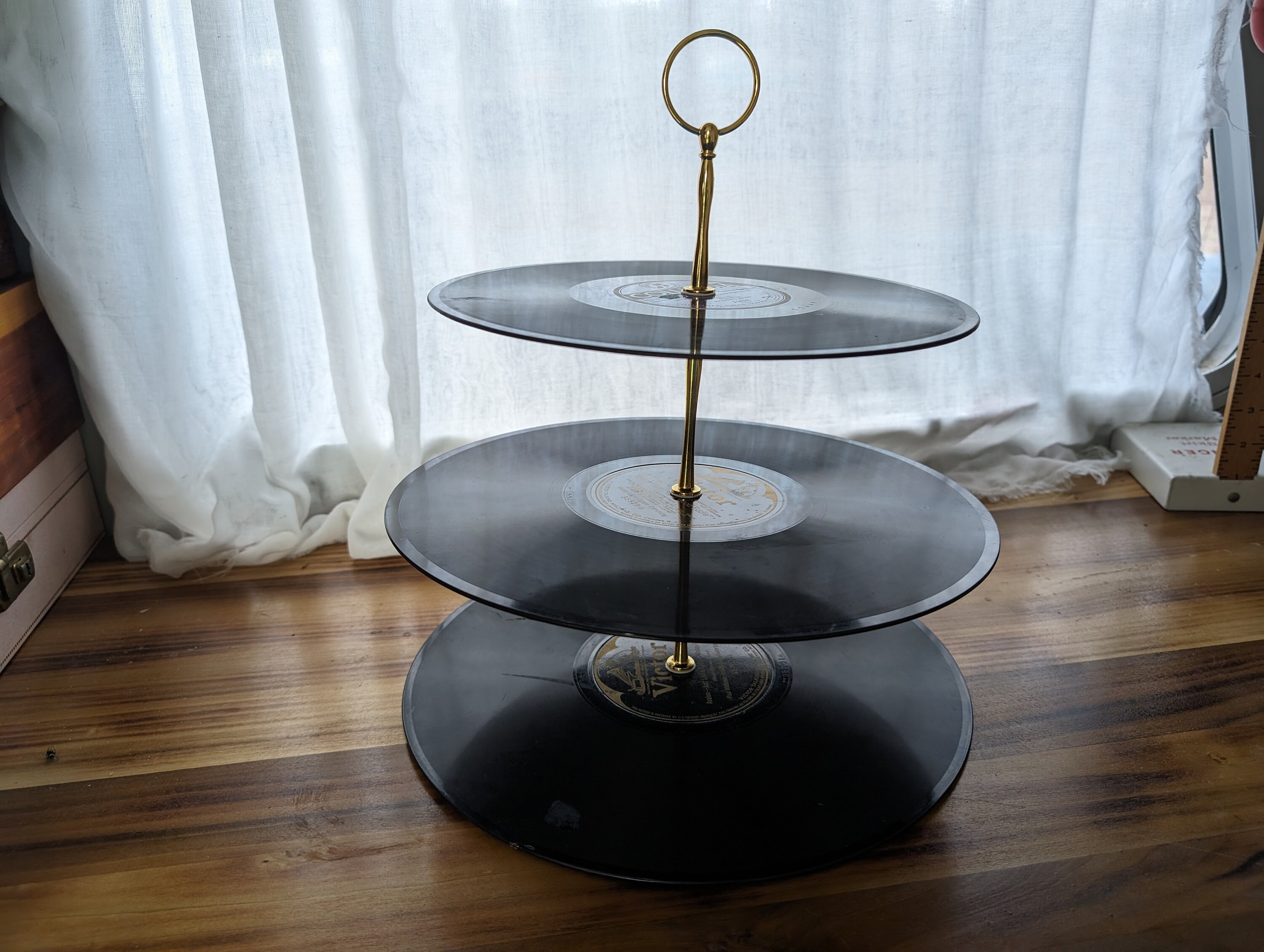 Vintage Record Cupcake Stand, Weddings, Graduations, Parties - Etsy