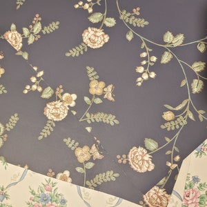 18+ Sheets of Vintage Wallpaper, 2 of Each of 6 Patterns; and a Few ...