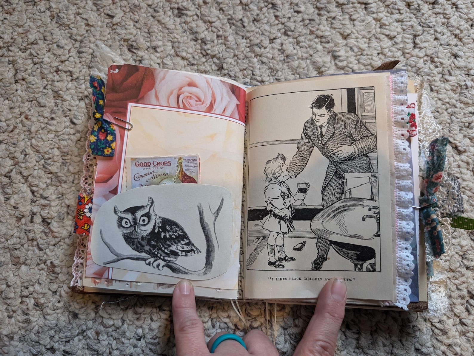 Handmade Junk Journal From Vintage Book - Etsy