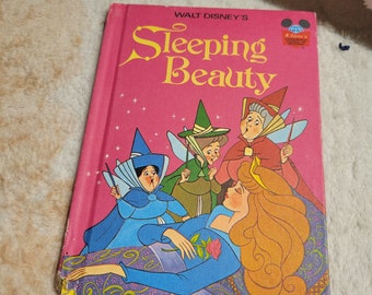 La Belle Au Bois Dormant, Vintage Sleeping Beauty French, Orange ...