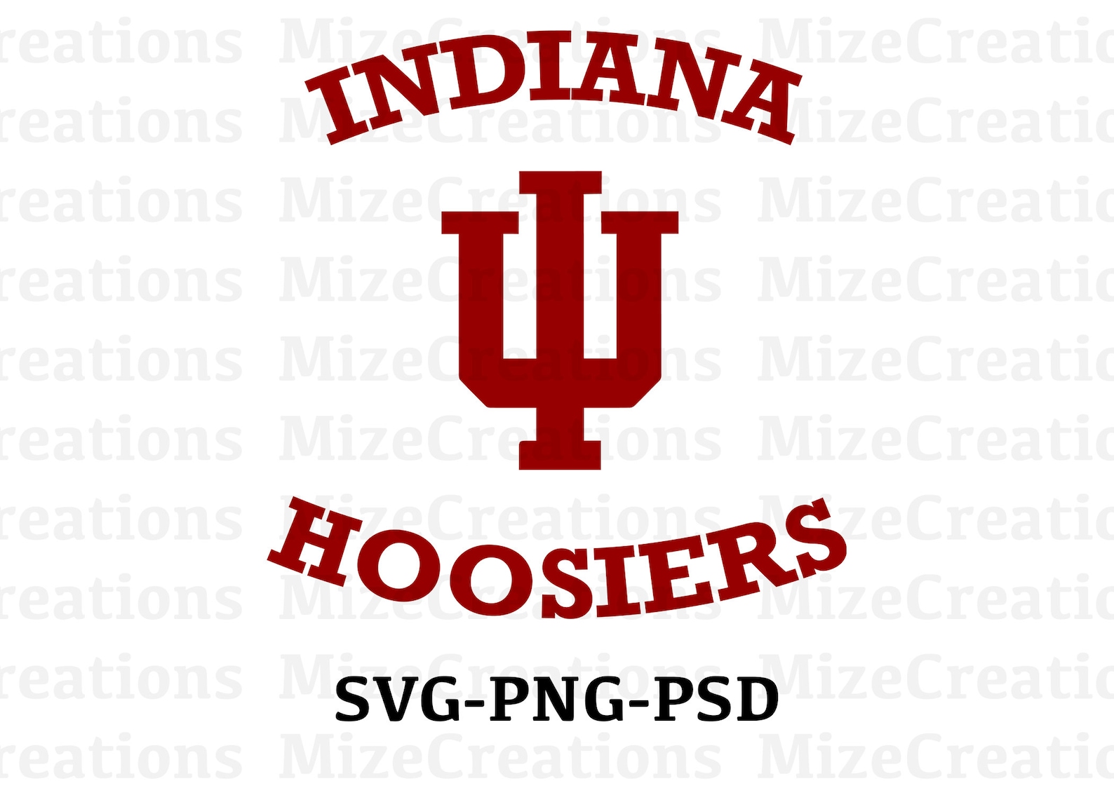 Indiana University Svg IU Logo Svg IU Svg Hoosier Svg | Etsy