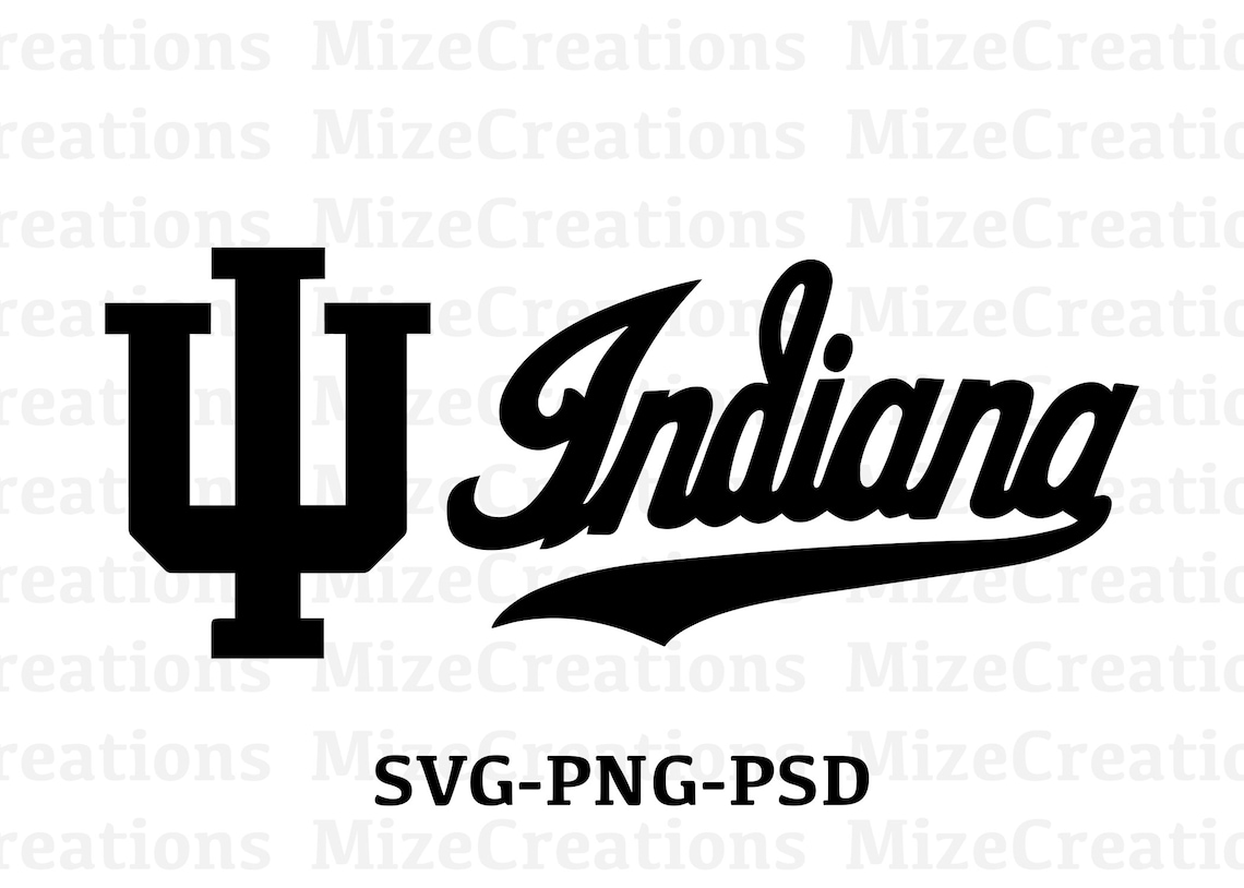 IU Logo Svg Indiana University Svg IU Svg Hoosier Svg | Etsy