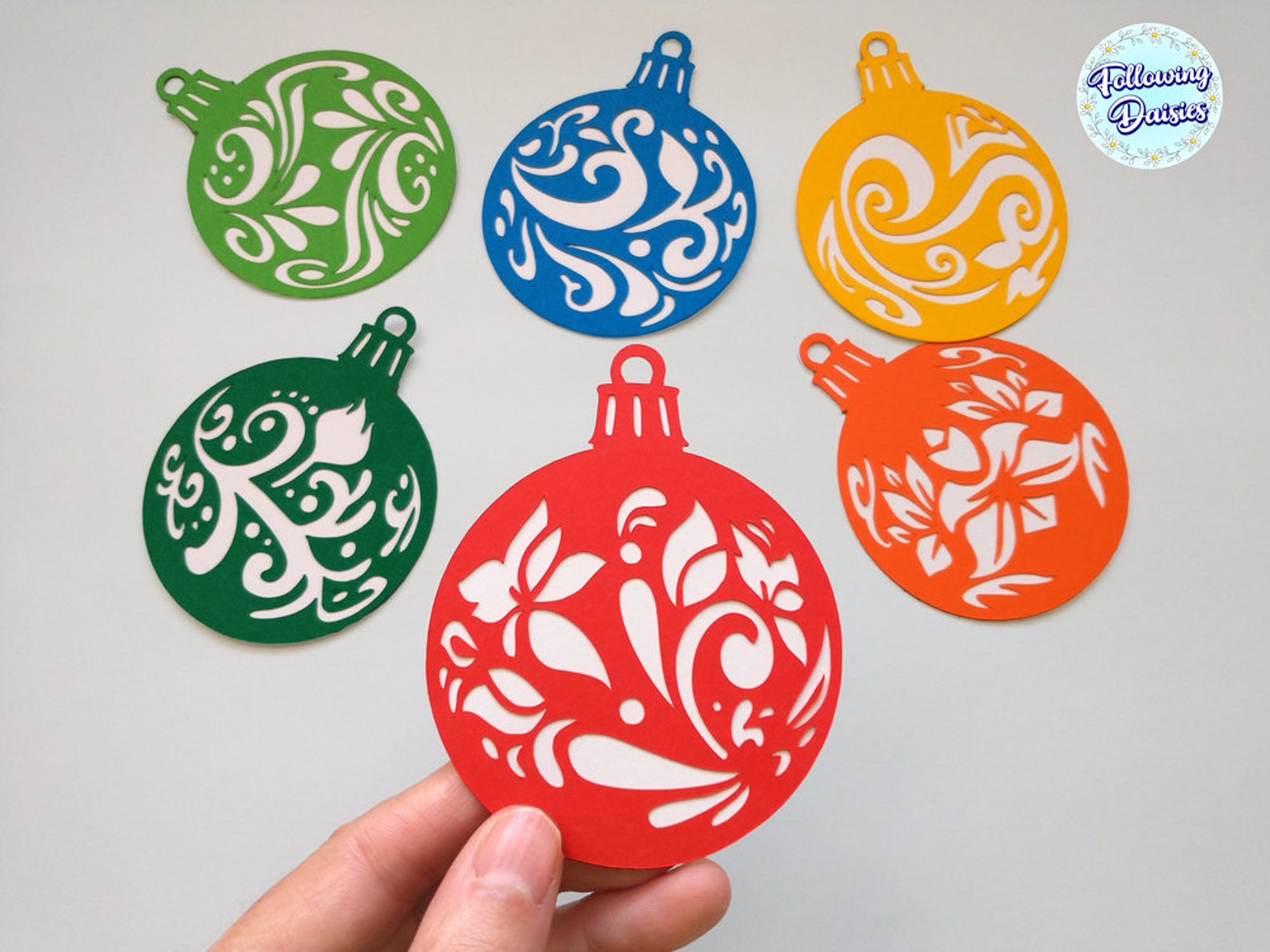CHRISTMAS BALLS SVG Christmas Ornaments Svg Bundle Christmas - Etsy