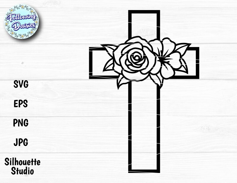 CROSS SVG Cross Svg Image Religious Cross Svg Chistian - Etsy