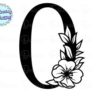 NUMBER 1 in SVG, Floral Number, Number 0, Number 10, Anniversary ...