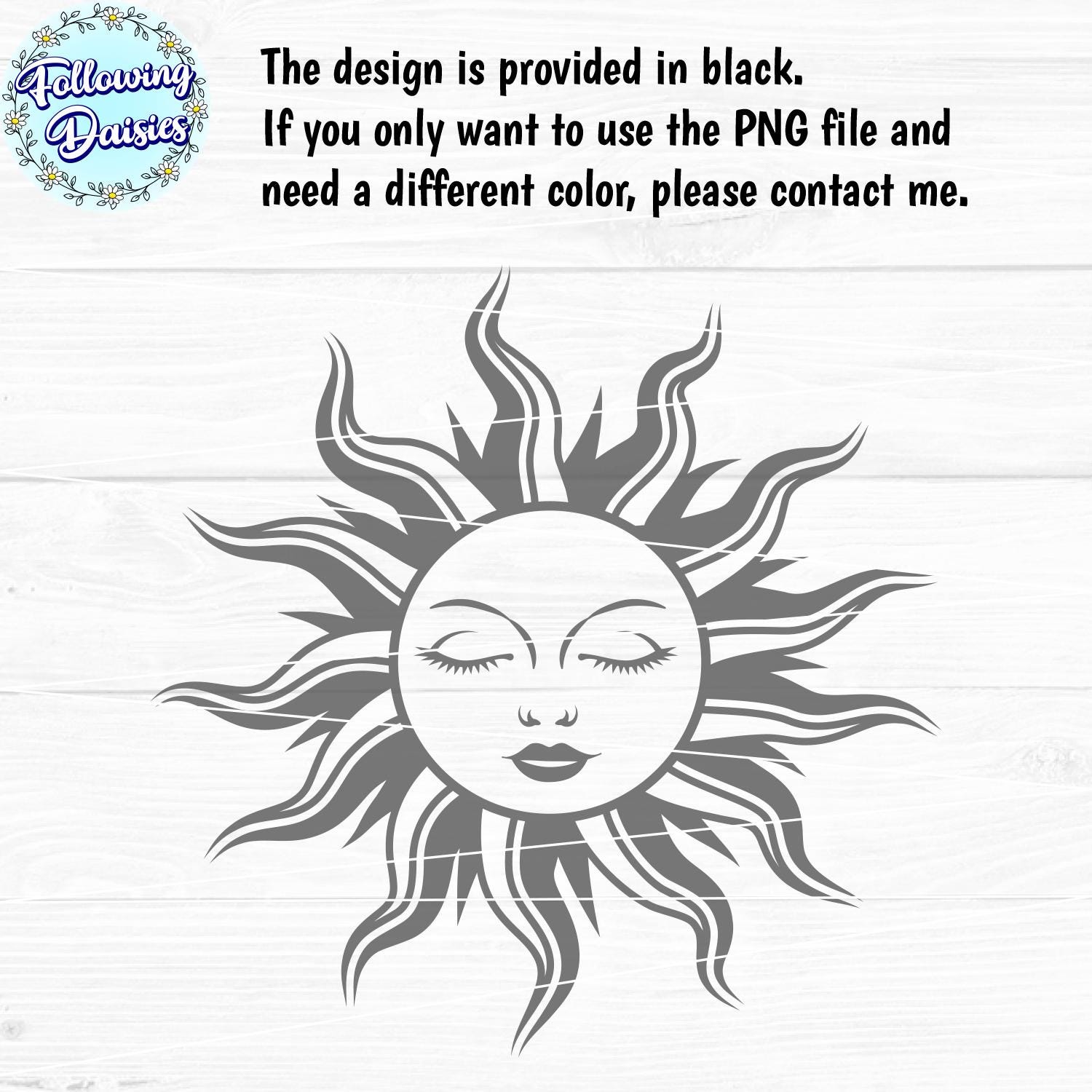SUN FACE SVG, Sun Vector, Sun Silhouette, Svg Files for Cricut and ...