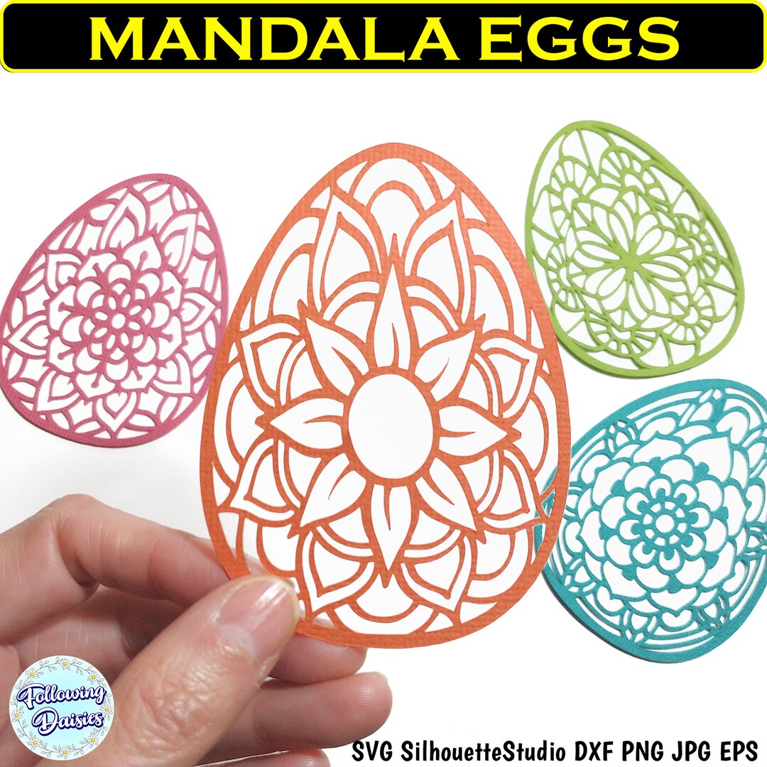 MANDALAS Easter EGGS SVG, Mandalas Svg, Easter Egg Svg File, Easter Egg Svg Desings, Svg Files ...